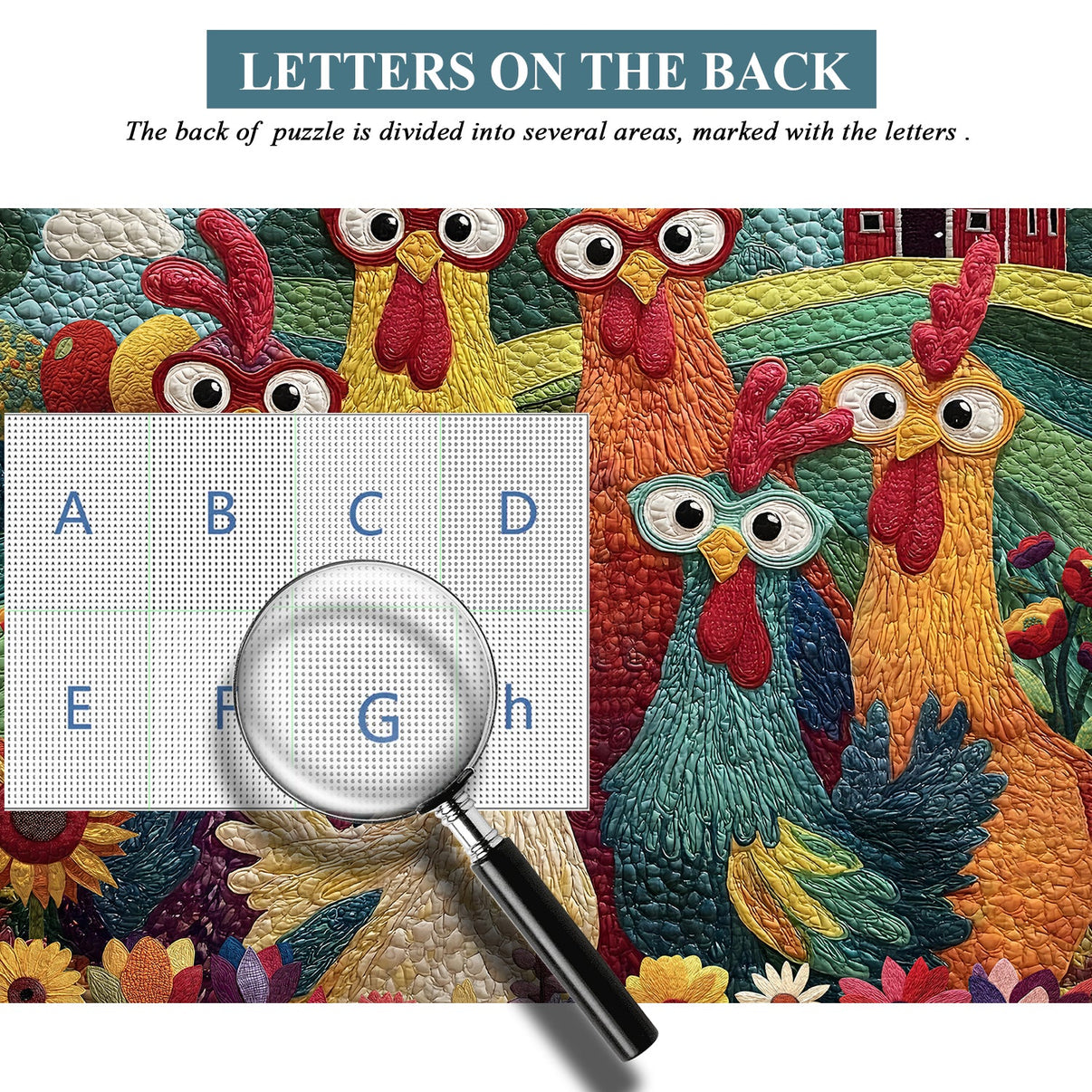 Funny Chicken Jigsaw Puzzle 1000 Piece – Puzzloom