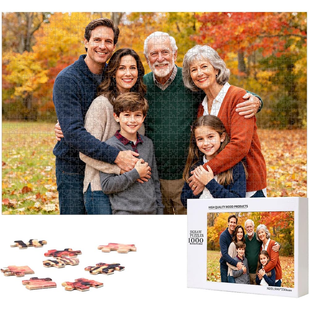 Make Your Custom Photo Jigsaw Puzzle 1000 Pcs – Puzzloom