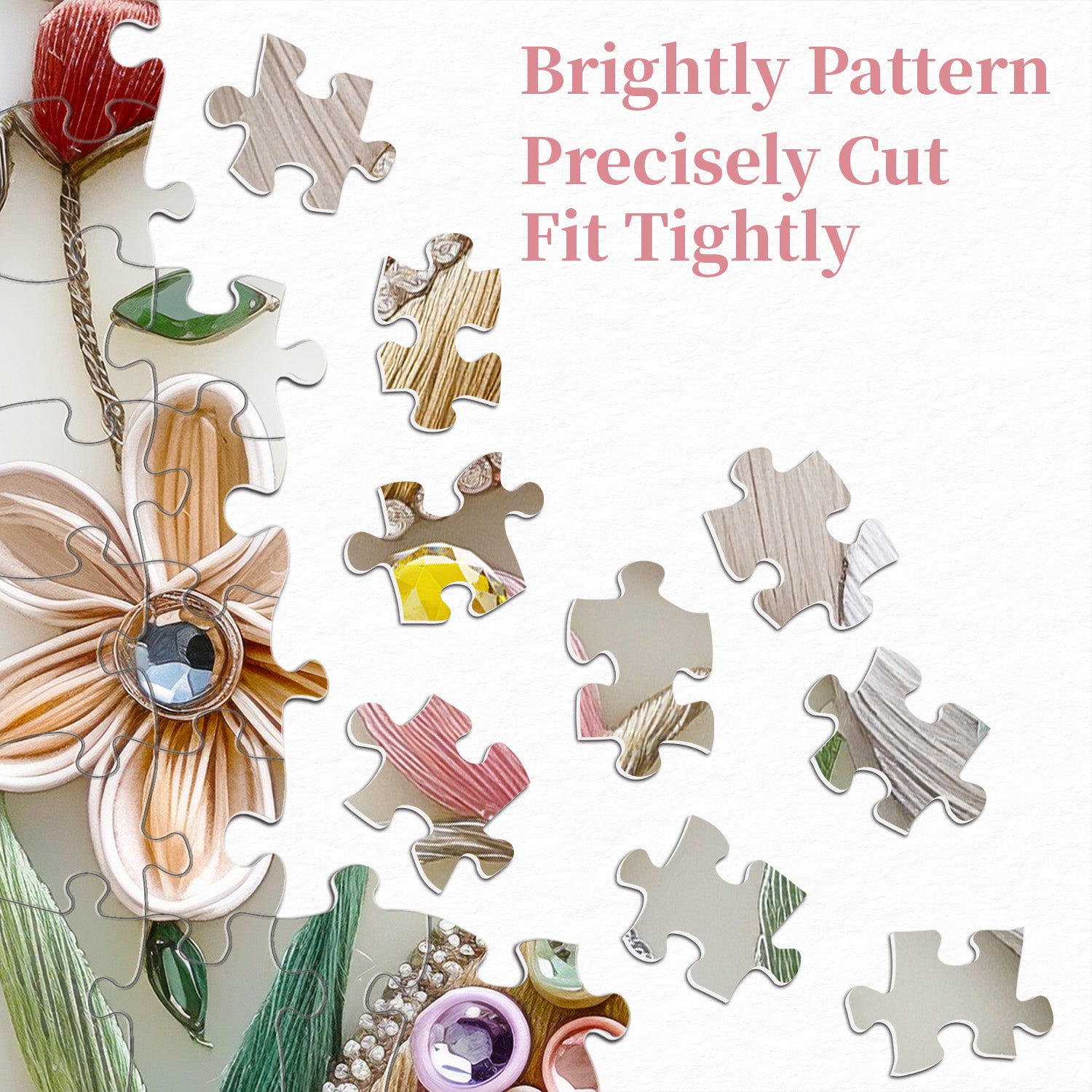 Diamond Bunny Wooden Jigsaw Puzzle 1000 Pieces – Puzzloom