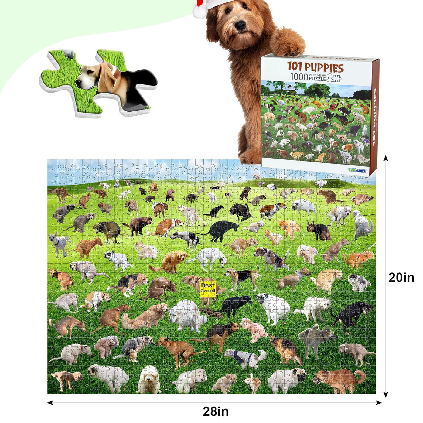 🎁Pooping Dog Jigsaw Puzzle 1000 Piece – Puzzloom