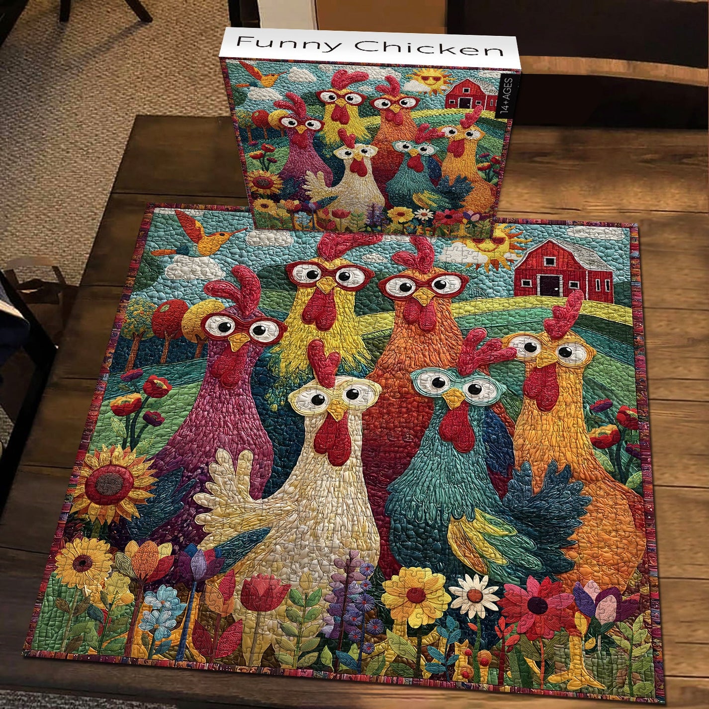 Funny Chicken Jigsaw Puzzle 1000 Piece – Puzzloom