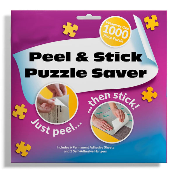 Peel & Stick Saver - The Best Way to Preserve Your Finished Jigsaw Puz ...