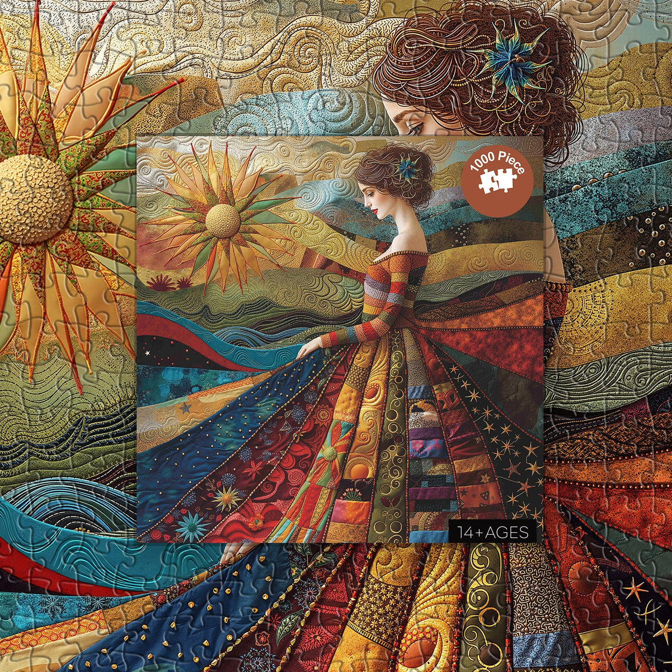 Woven Sunshine Wooden Jigsaw Puzzle 1000 Pieces – Puzzloom