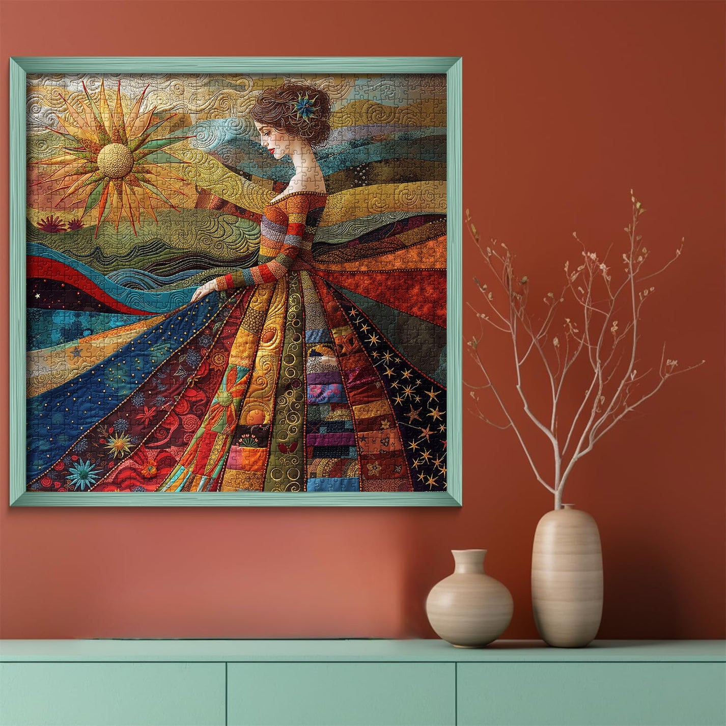 Woven Sunshine Wooden Jigsaw Puzzle 1000 Pieces – Puzzloom