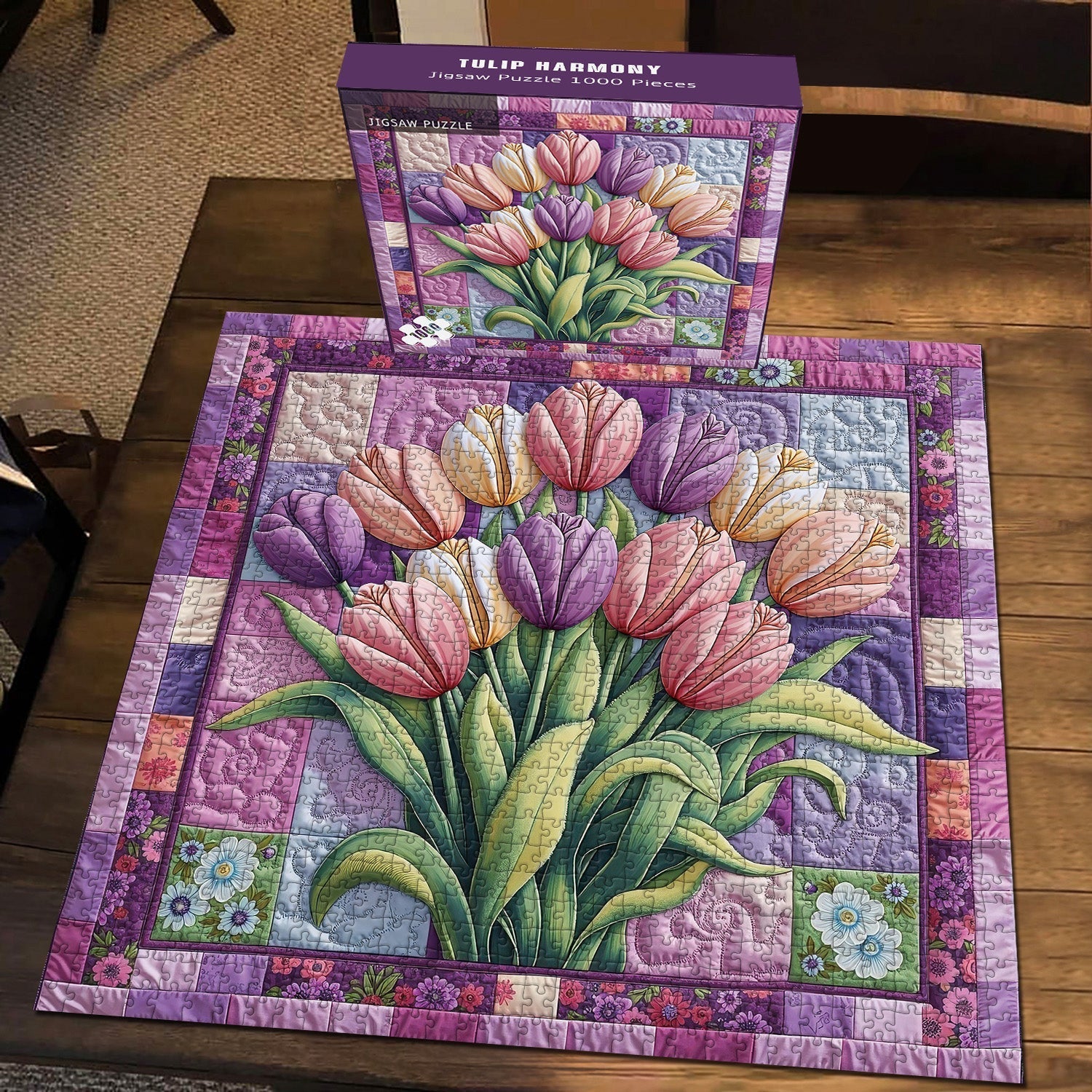 Tulip Wooden Jigsaw Puzzle 1000 Pcs – Puzzloom