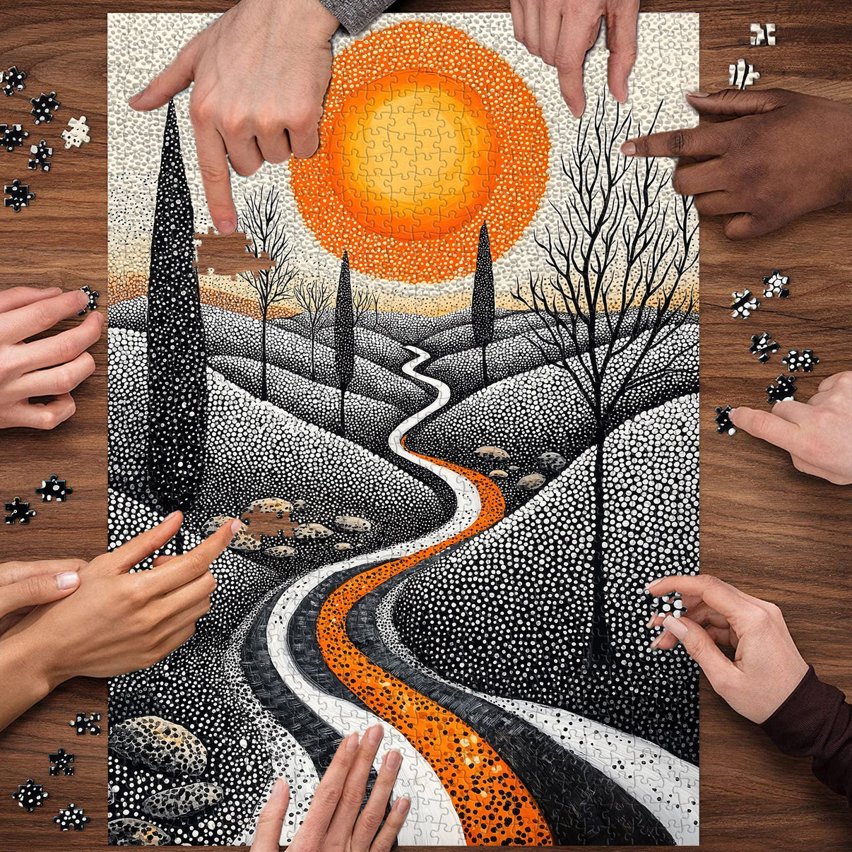 Sun Path | 1000-Piece Wooden Jigsaw Puzzle – Puzzloom