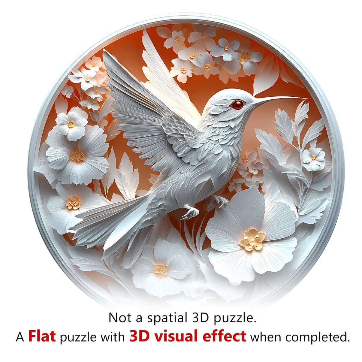 3D Hummingbird Wooden Jigsaw Puzzle – Puzzloom