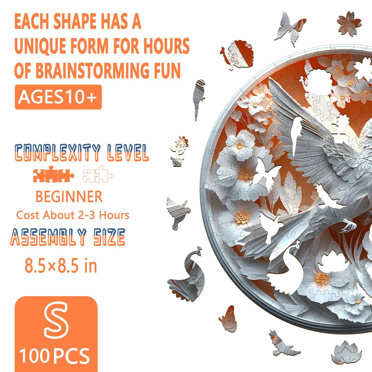 3D Hummingbird Wooden Jigsaw Puzzle – Puzzloom